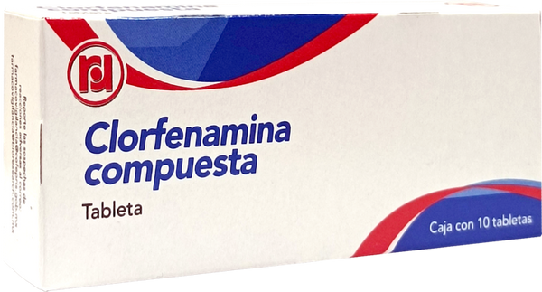 CLORFENAMINA COMP 500/25/5/4 MG C10 TAB – FarMás