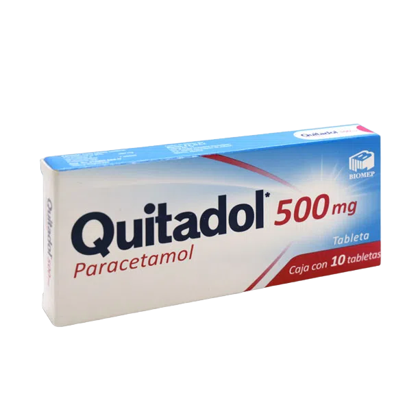 PARACETAMOL QUITADOL C/10 TAB. 500 MG. – FarMás