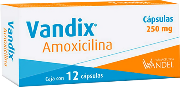 AMOXICILINA VANDIX C/12 CAP. 250 MG. – FarMás