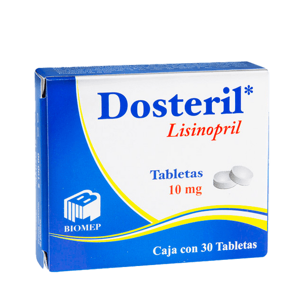 LISINOPRIL DOSTERIL C/30 TAB. 10 MG. – FarMás