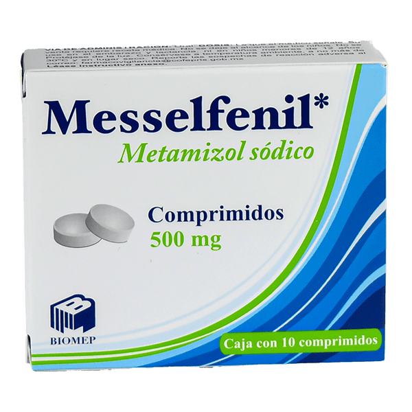 METAMIZOL MESSELFENIL C/10 TAB. 500 MG. – FarMás