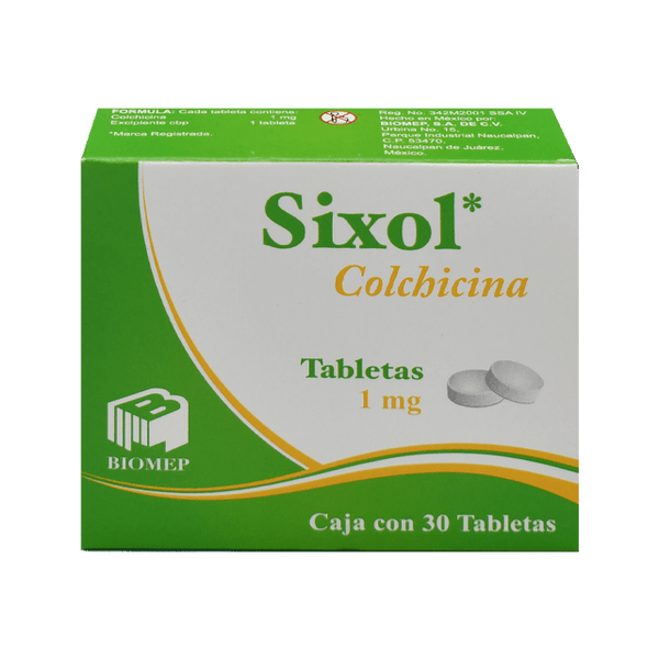 COLCHICINA SIXOL C/30 TAB. 1 MG. – FarMás