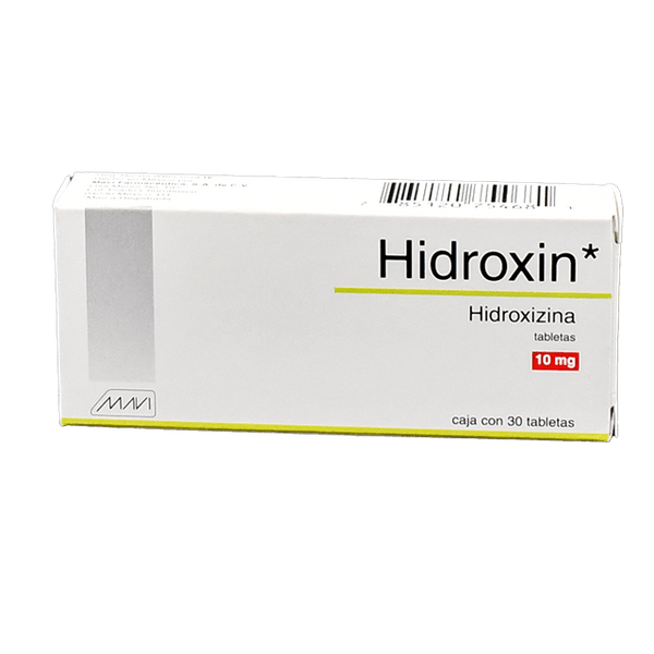 HIDROXIZINA HIDROXIN C/30 TAB. 10 MG. – FarMás
