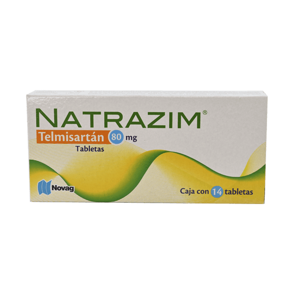 TELMISARTAN NATRAZIM C/14 TAB. 80 MG. – FarMás