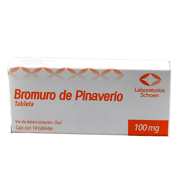 BROMURO DE PINAVERIO (SCHOEN) C/14 TAB. 100 MG. – FarMás