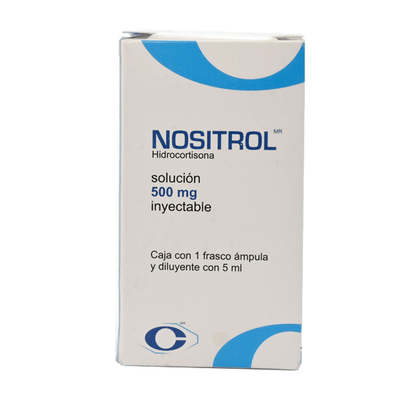 HIDROCORTISONA NOSITROL SOL. INY. C/1 FRASCO. AMP. 500 MG/5 ML. – FarMás