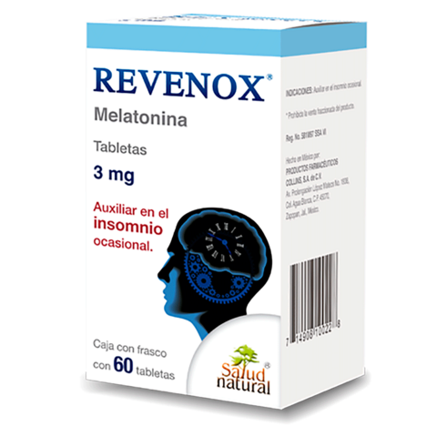 MELATONINA REVENOX C/60 TAB. 3 MG. – FarMás