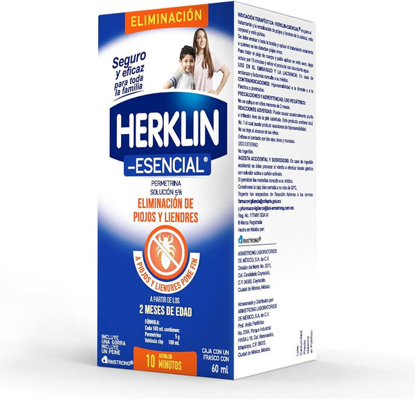 HERKLIN SHAMPOO / FRASCO / 60ML – FarMás