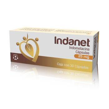 INDOMETACINA INDANET C/30 CAP. 25 MG. – FarMás