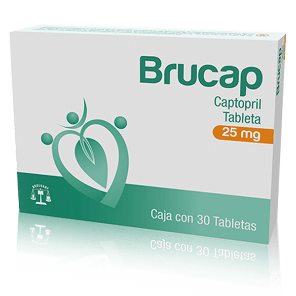 CAPTOPRIL BRUCAP C/30 TAB. 25 MG. – FarMás