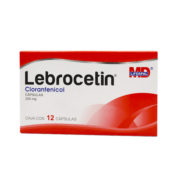 CLORANFENICOL LEBROCETIN CAPS 250 MG C/12 PZA – FarMás