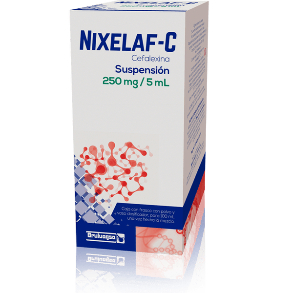 CEFALEXINA NIXELAF C SUSP. 100 ML. 250 MG. – FarMás