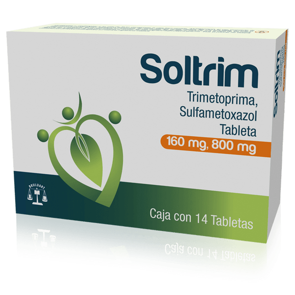 TRIMETROPRIMA/SULFAMETAXOL SOLTRIM C/14 TAB. 160/800 MG. – FarMás