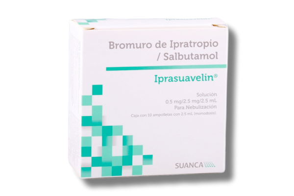 BROMURO DE IPATROPIO/SALBUTAMOL IPRASUAVELIN SOL. P/NEBULIZACIÓN C/10 ...