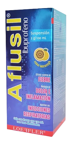 IBUPROFENO AFLUSIL 100 MG 120 ML SUSP INFANTIL – FarMás