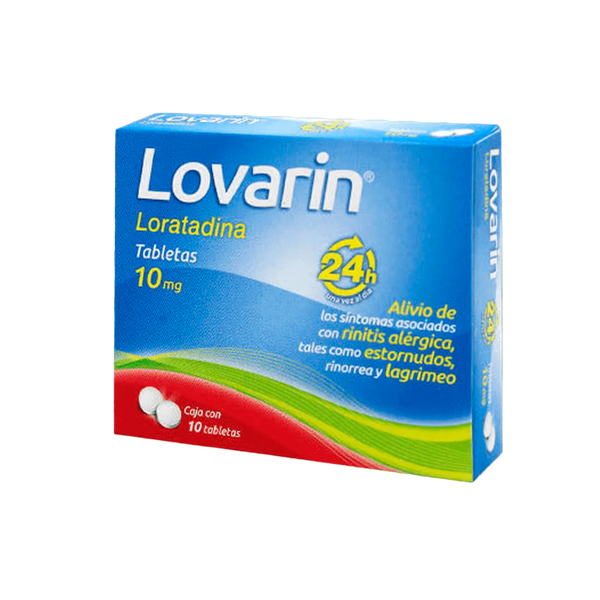 LORATADINA LOVARIN C/10 TAB. 10 MG. – FarMás