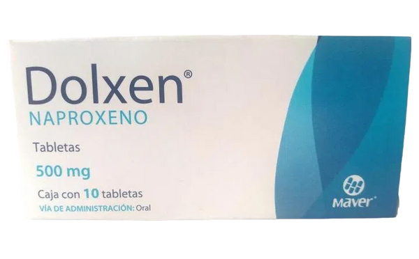 NAPROXENO DOLXEN C/10 TAB. 500 MG. – FarMás