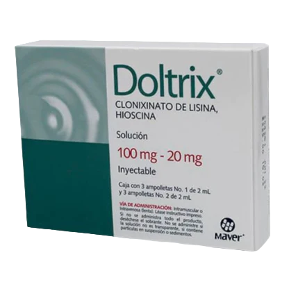 DOLTRIX SOL. INY. C/6 AMPTAS. (1-2) 100-20 MG/4 ML. – FarMás
