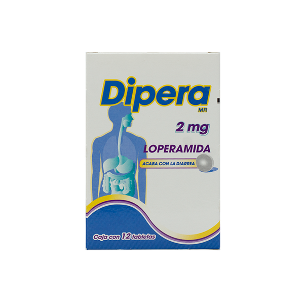 LOPERAMIDA DIPERA C/12 TAB. 2 MG. – FarMás