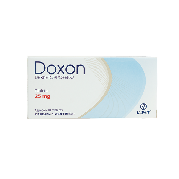 DEXKETOPROFENO DOXON C/10 TAB. 25 MG. – FarMás