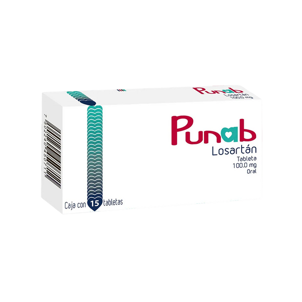 LOSARTAN PUNAB 100 MG C/15 TAB – FarMás