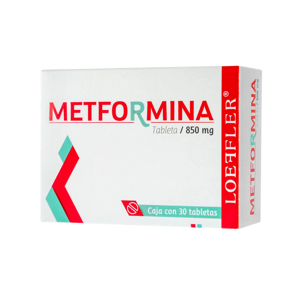 METFORMINA (LOEFFLER) C/30 TAB. 850 MG. – FarMás