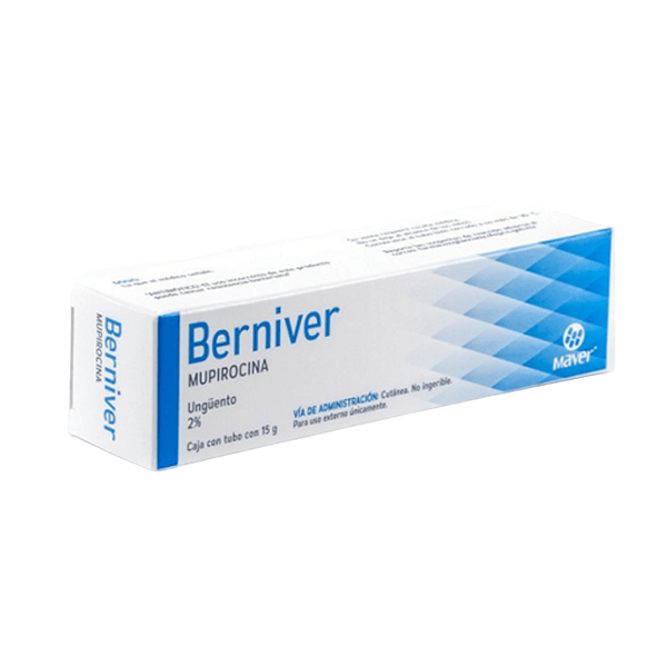 MUPIROCINA BERNIVER UNGÜENTO 2% TUBO C/15 G. – FarMás