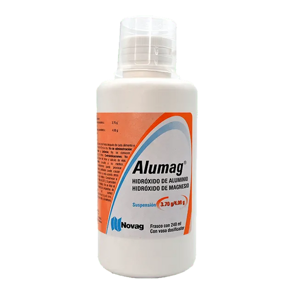HIDROXIDO DE ALUMINIO/MAGNESIO ALUMAG SUSP. 240 ML. 3.7/4.0 G. – FarMás
