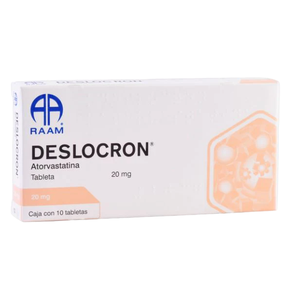 ATORVASTATINA DESLOCRON 20 MG C/10 TAB. – FarMás