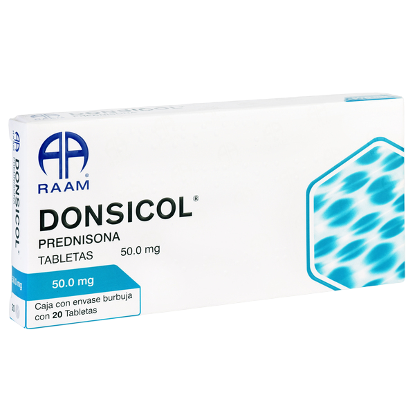 PREDNISONA DONSICOL50.0MG CAJA C/20 TAB – FarMás