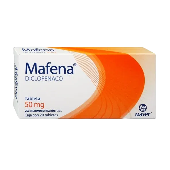 DICLOFENACO MAFENA C/20 TAB. 50 MG. – FarMás