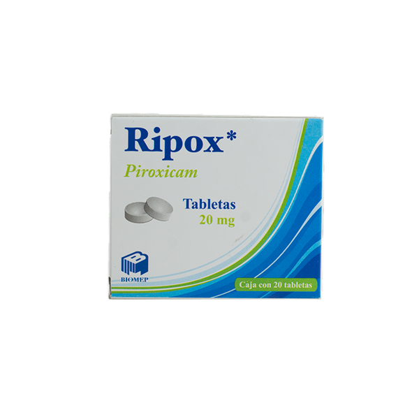 PIROXICAM RIPOX C/20 TAB. 20 MG. – FarMás