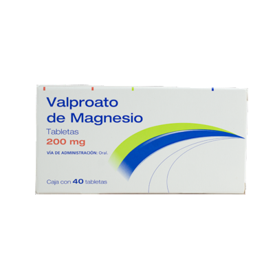 VALPROATO DE MAGNESIO (PSICOFARMA) C/40 TAB. 200 MG. – FarMás