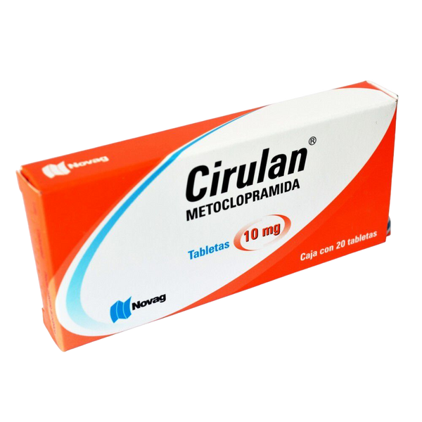 METOCLOPRAMIDA CIRULAN C/20 TAB. 10 MG. – FarMás