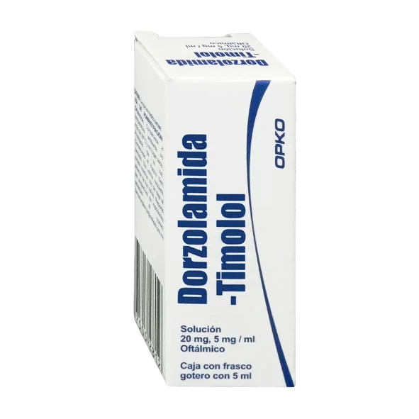 DORZOLAMIDA/TIMOLOL (OPKO) SOL. OFTALMICA 20/5 MG. 5 ML. – FarMás