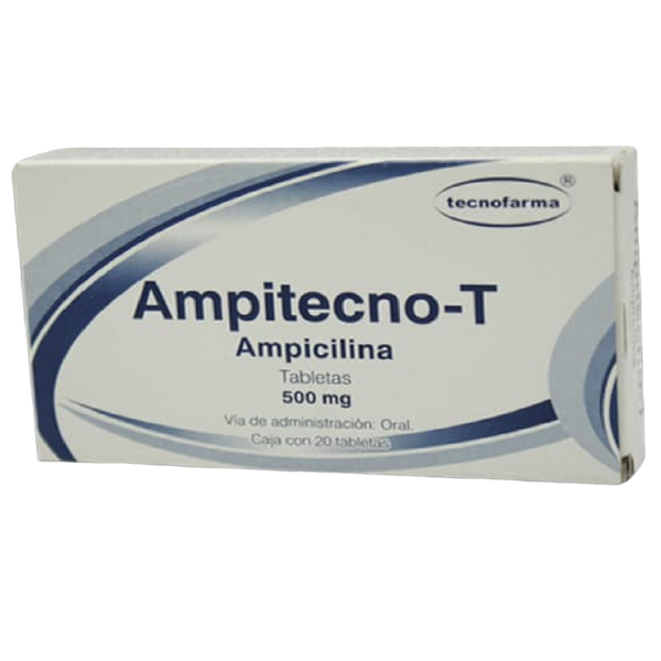 AMPICILINA AMPITECNO-T500MG C/20 TAB. – FarMás