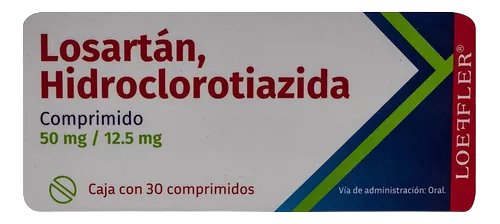LOSARTAN-HIDROCLO 50/12.5MG C/30 COM – FarMás
