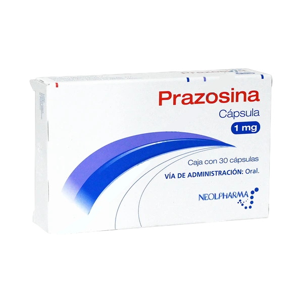 PRAZOSINA 1MG CAJA C/30 CAP – FarMás