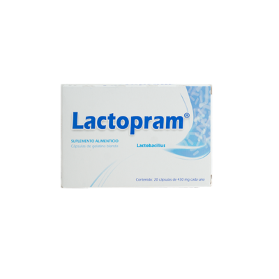LACTOBACILOS ACIDOFILOS C/20 CAP. 430 MG. – FarMás