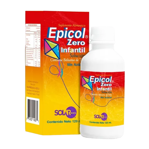 MEZCLA DE PLANTAS EPICOL ZERO INFANTIL SOLUCIÓN SIN AZÚCAR – FarMás