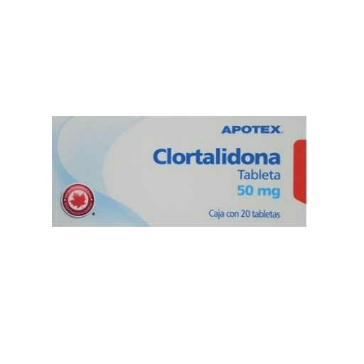 CLORTALIDONA (APOTEX) C/20 TAB. 50 MG. – FarMás