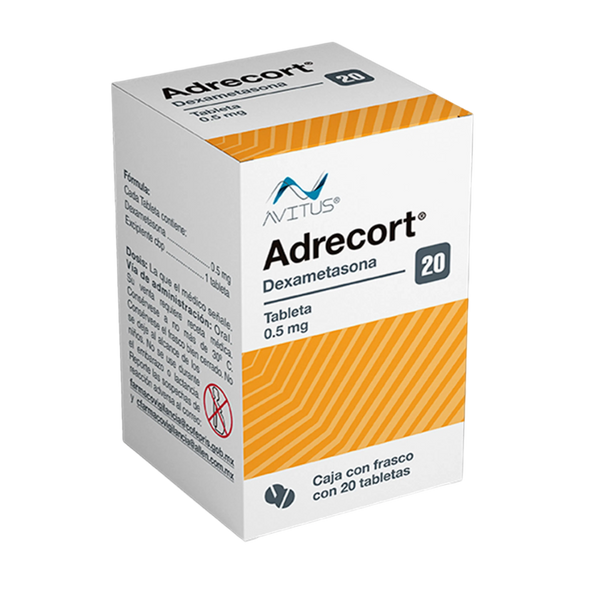 DEXAMETASONA ADRECORT 0.5 MG C/20 TAB – FarMás