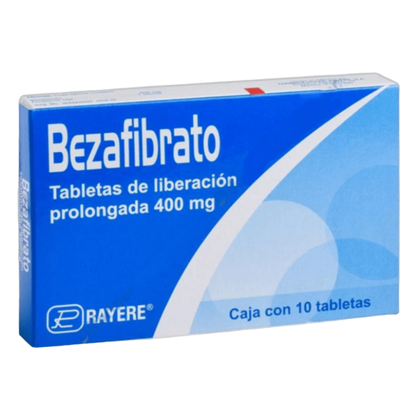 BEZAFIBRATO 400MG C/10 TABS PZA – FarMás