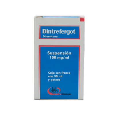 DIMETICONA DINTREFERGOT SUSP. GOTAS 30 ML. 100 MG. – FarMás