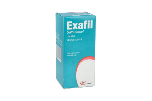 SALBUTAMOL EXAFIL JARABE 120 ML. 40 MG. – FarMás