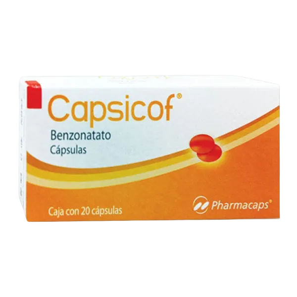 BENZONATATO CAPSICOF C/20 CAP. 100 MG. – FarMás