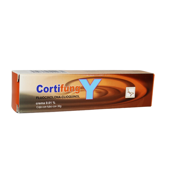 FLUCINOLONA/CLIOQUINOL CORTIFUNG CREMA 0.01% TUBO C/30 G. – FarMás