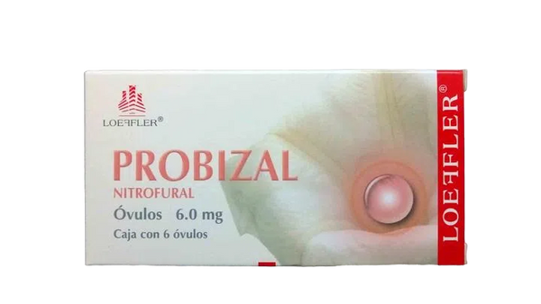 NITROFURAL PROBIZAL C/6 OVULOS 6 MG. – FarMás
