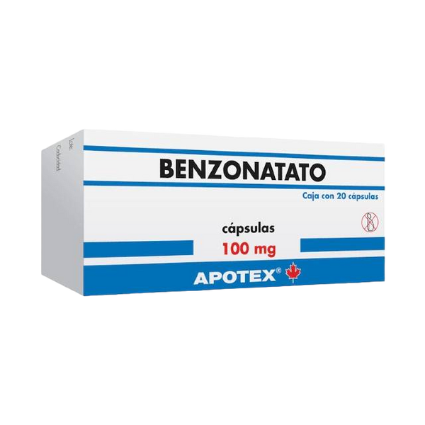 BENZONATATO APOTEX C/20 CAP. 100 MG. – FarMás