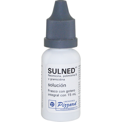 NEOMICINA/POLIMIXINA B/GRAMICIDINA SULNED SOL. OFTALMICA GOTAS 15 ML ...